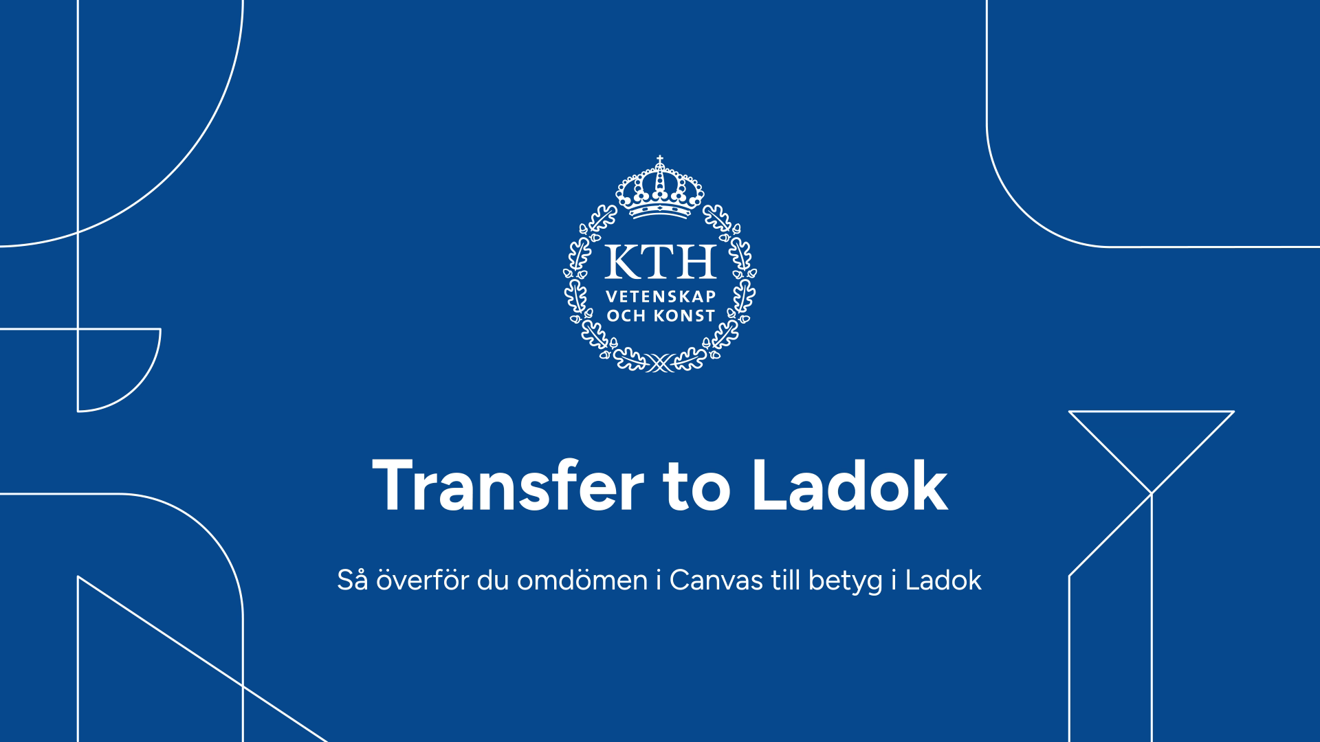 Så överför du omdömen i Canvas till betyg i Ladok